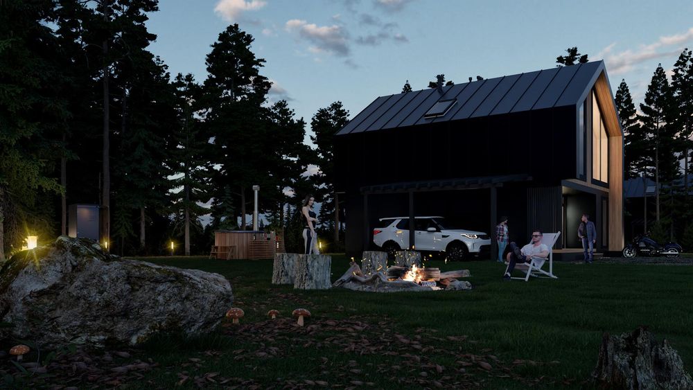 3D Renderings for Vacation Resorts, Lakefront Cabins & Glamping Sites
